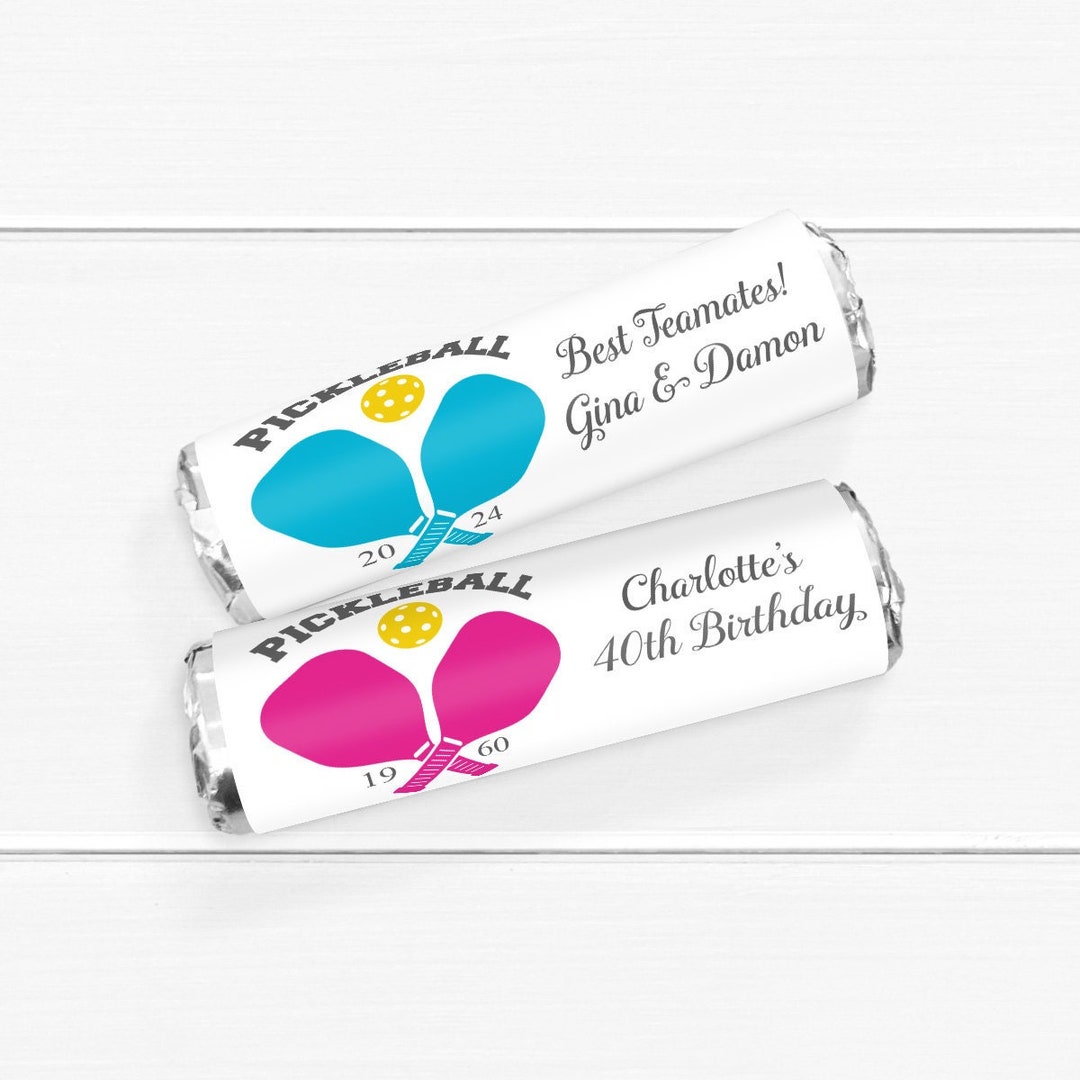 Pickleball Party Favors, Set of 12, Pickleball Personalized Breath ...