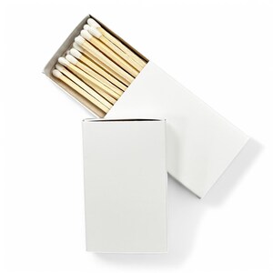 50 PIECES Plain Matchboxes - White - Etsy