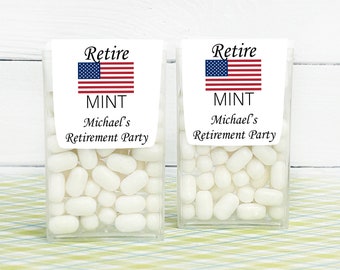 Retirement Tic Tac Labels Retire Mint Mints Stickers/ - Etsy