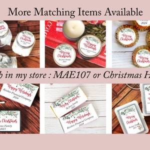 12 Pcs Christmas Holiday Personalized Hersheys Chocolate Bar ...