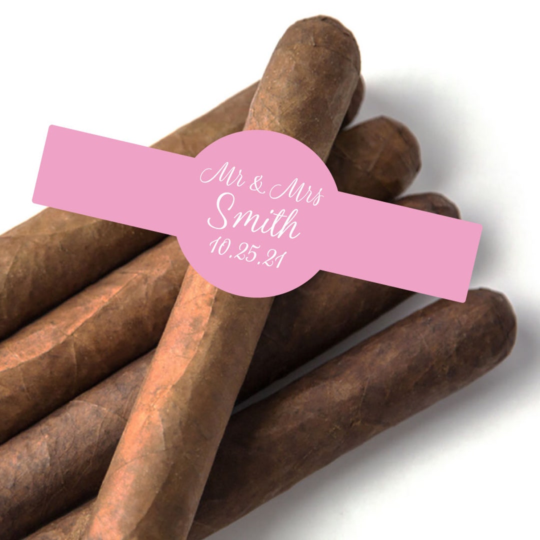 15 PIECES Your Handwritten Custom Personalized Cigar Stickers ...