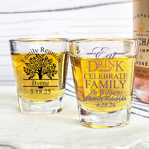 Family Reunion Glasses - Etsy