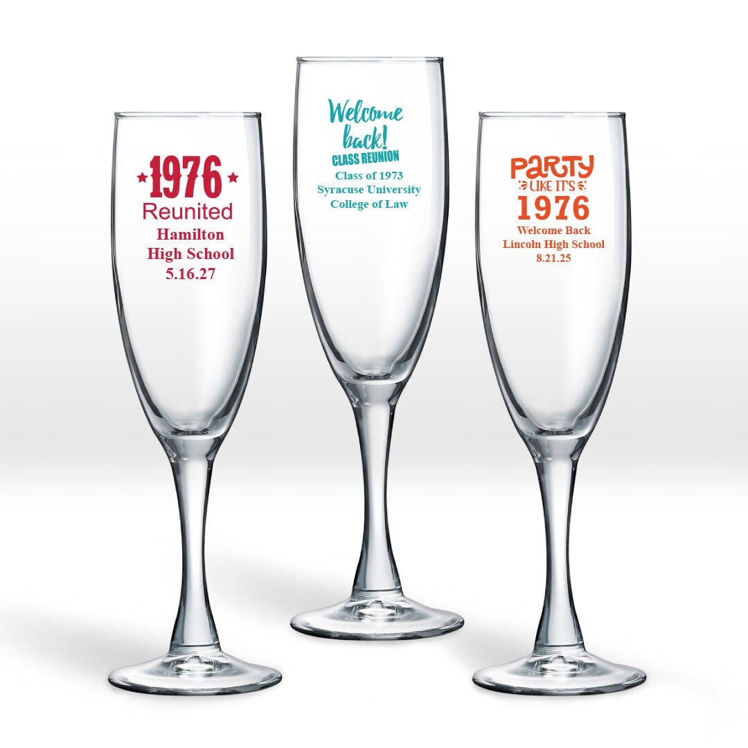 Class Reunion Favors 24 Pieces Class Reunion Personalized Champagne ...