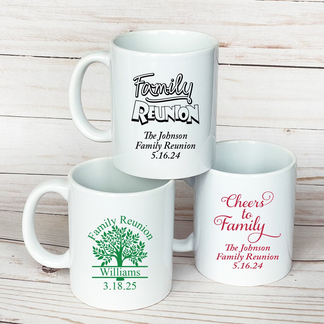 12 Pcs Family Reunion Personalized Coffee Mugs Favors - Etsy