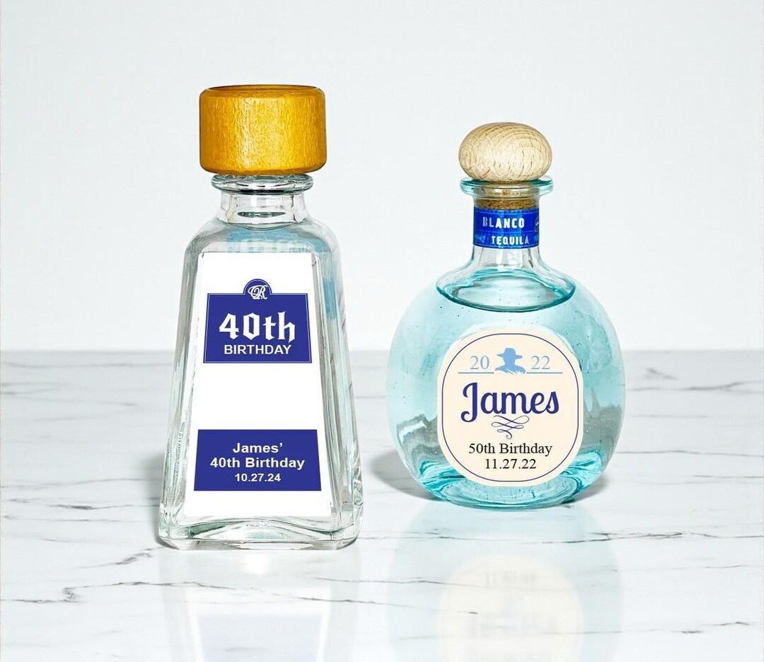 Personalized Tequila Party Favor Stickers – 16 Labels - Etsy