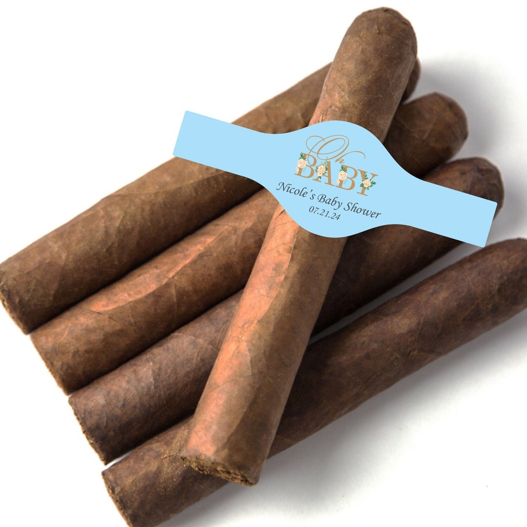 15 PIECES Custom Oh Baby Personalized Cigar Stickers , Affordable ...