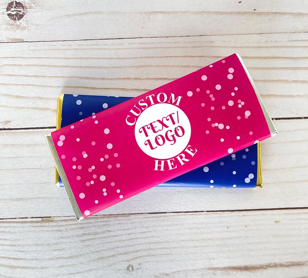 12 Pcs Logo Personalized Hersheys Chocolate Bar Personalized - Etsy