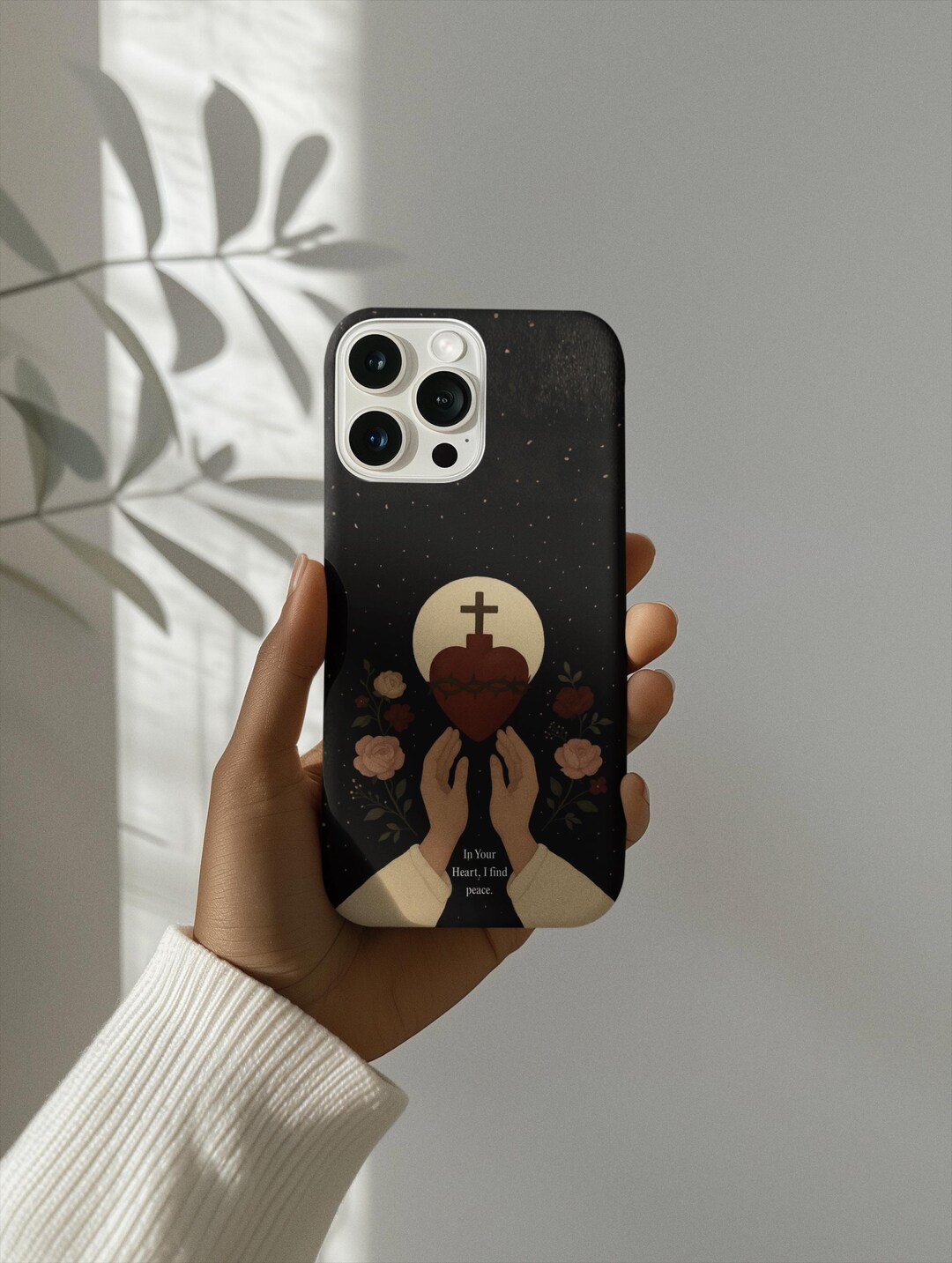 Sacred Heart of Jesus Phone Case Catholic Religious iPhone Cover - Etsy