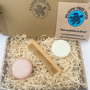 Eco Hair Care Gift Box Eco Friendly Shampoo Bar Conditioner - Etsy