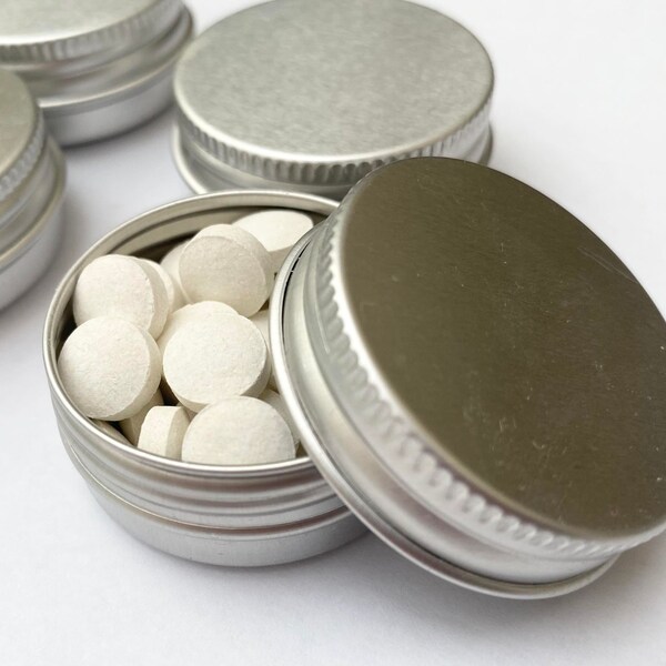 Round Metal Tin - Etsy