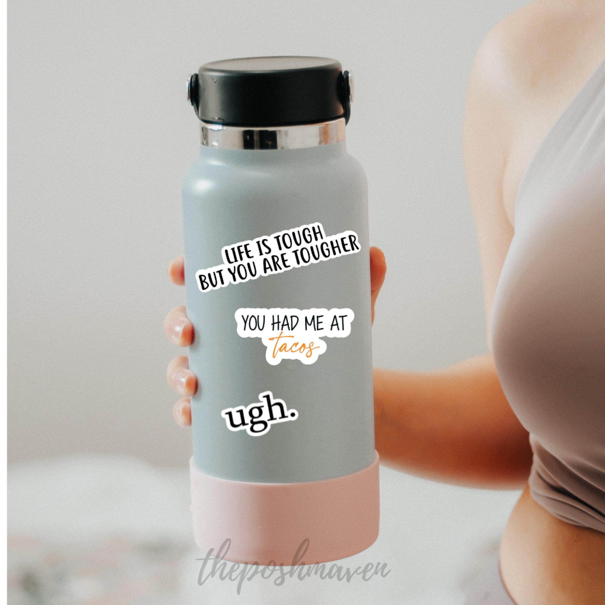 Funny Stickers for Water Bottles, Flask Stickers, Sarcastic Stickers ...