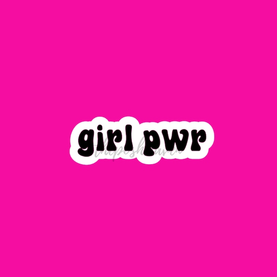 Funny Stickers Laptop Stickers Custom Stickers Girl Power - Etsy