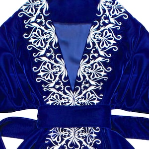 Velvet Embroidered Ethnic Dress Folk Authentic Bohemian - Etsy