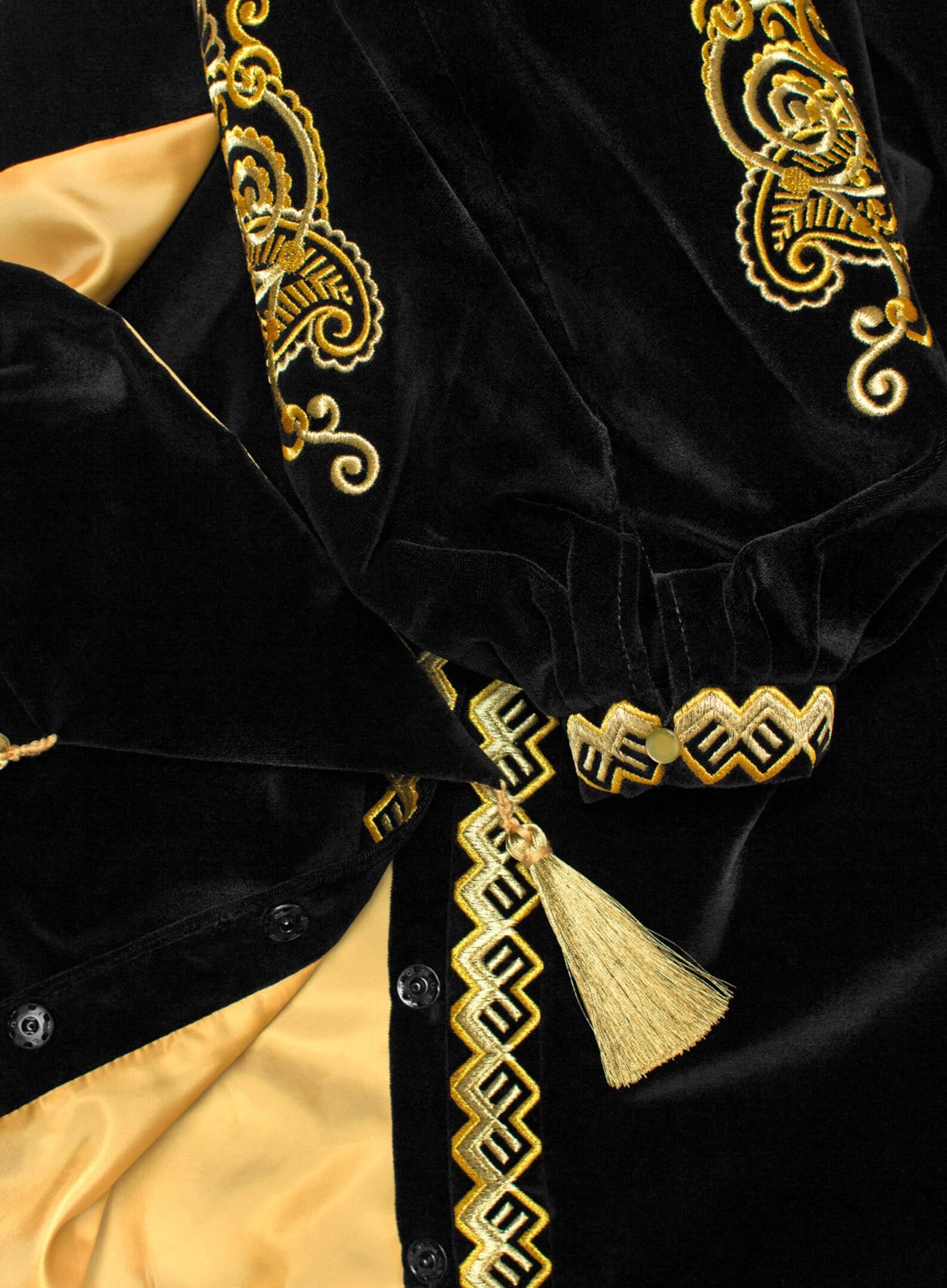 Black Embroidered Ethnic Velvet Dress Boho Vyshyvanka Ukraine | Etsy