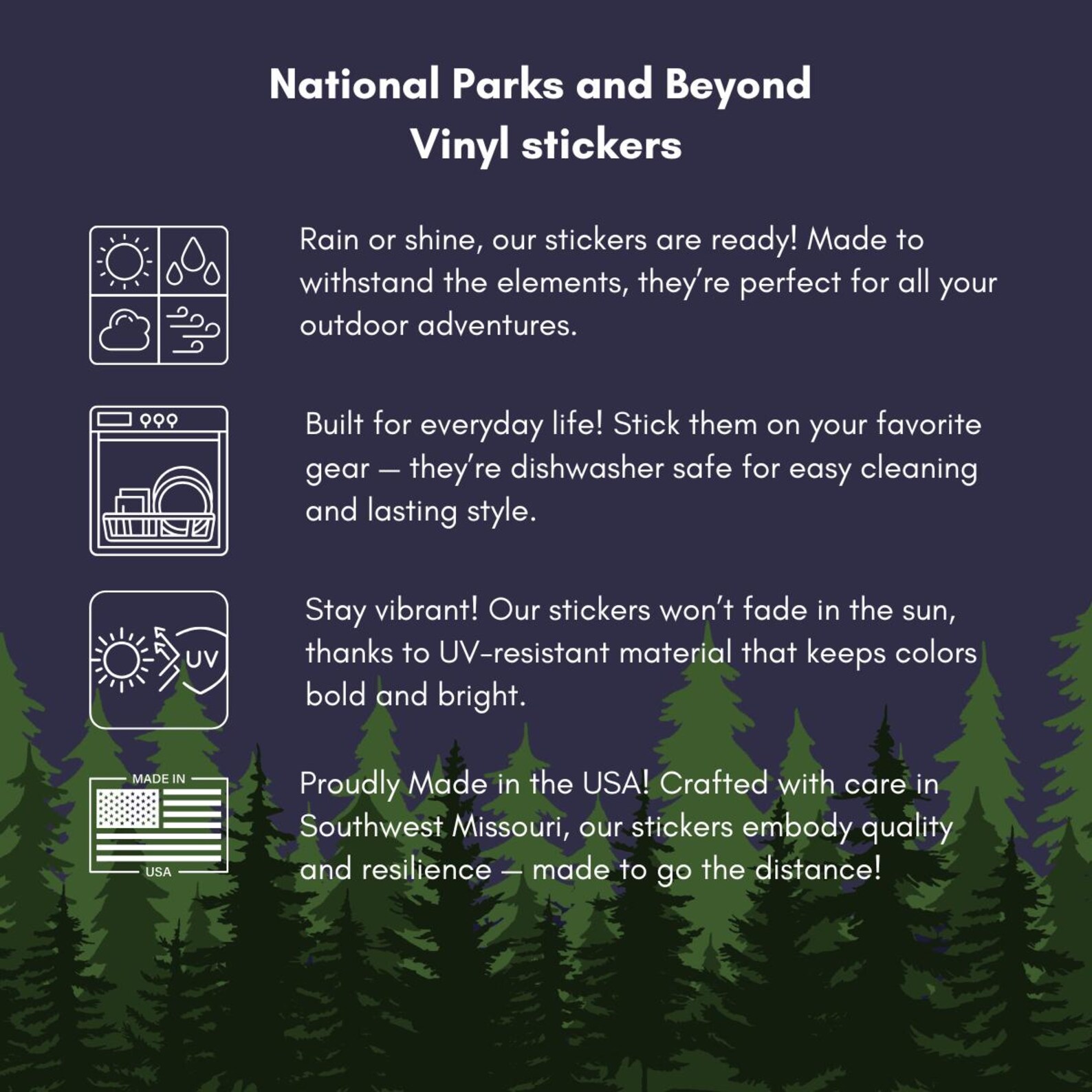 Protect Our National Parks Hiking Vinyl Sticker - Etsy
