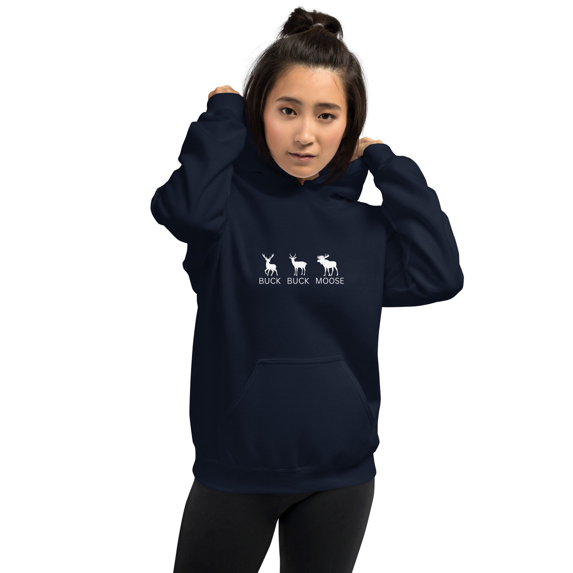 Wildlife Inspired Buck Buck Moose Hoodie | National Parks and Beyond - Etsy