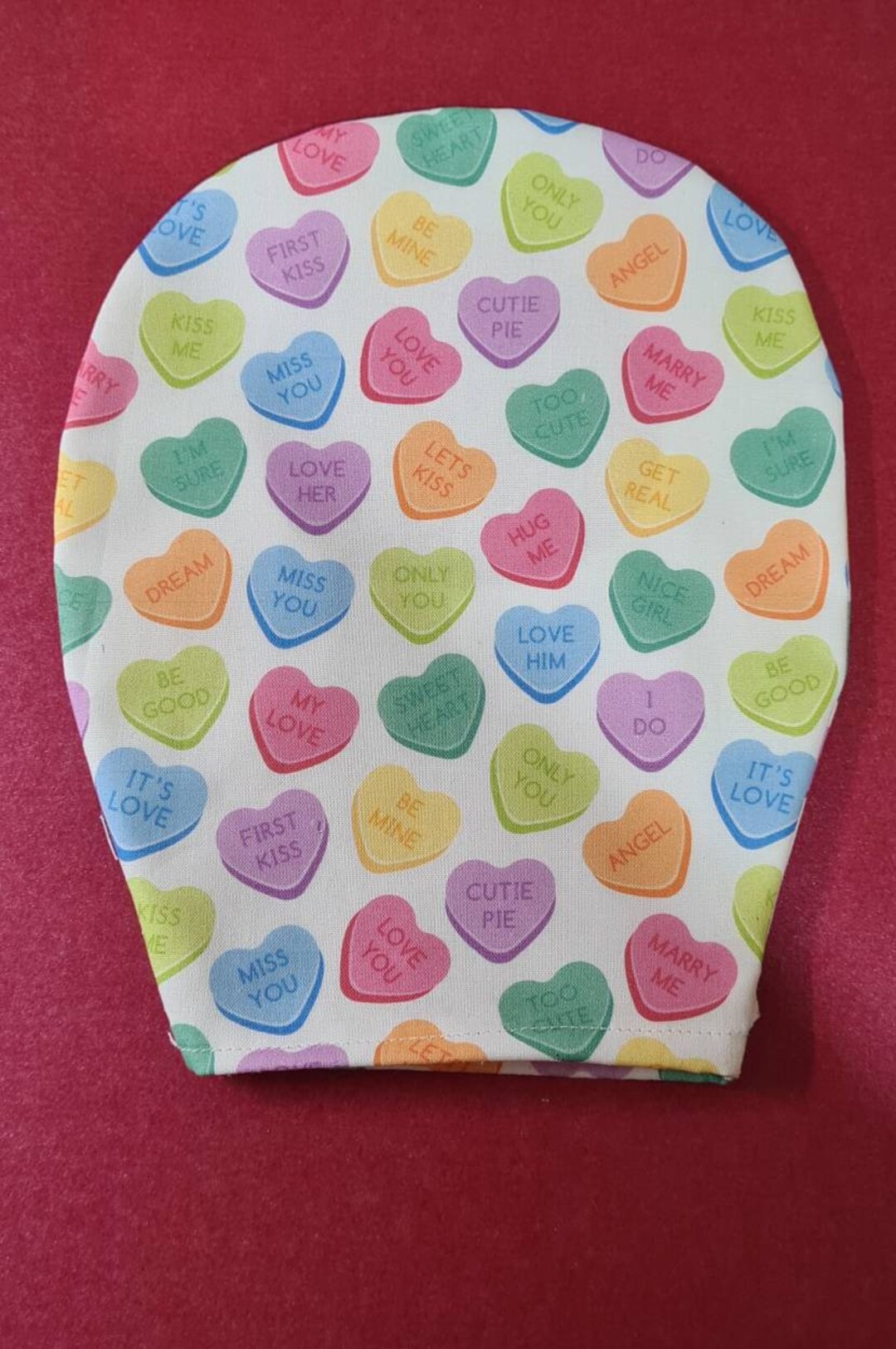Love Hearts Sweets - Cotton Stoma Bag Pouch Cover for Ostomy Ileostomy ...