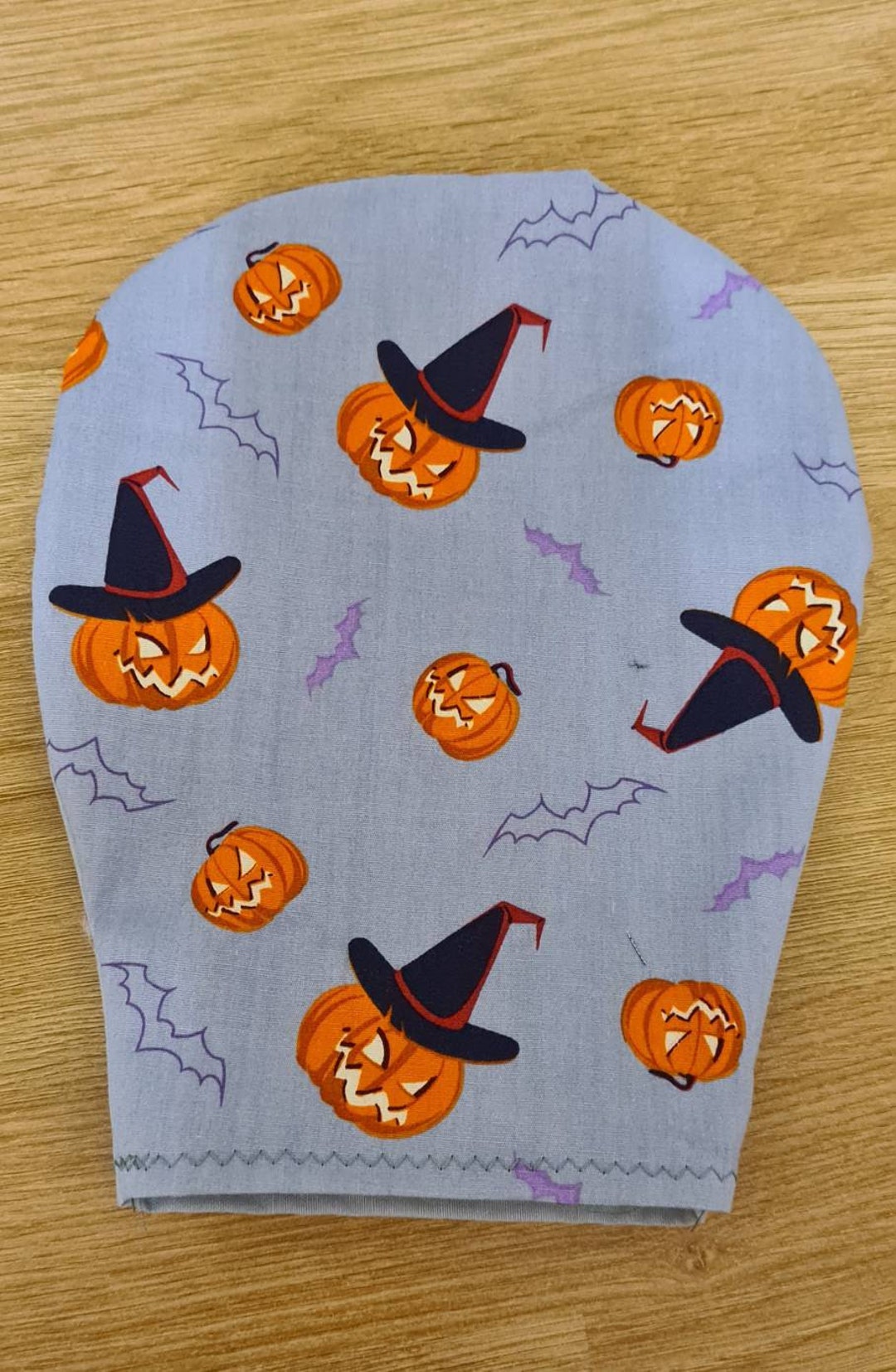 Halloween Pumpkin Print, Open Bottom - Cotton Stoma Bag Pouch Cover for ...