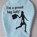 Vinyl Decal Bag Lady OPEN Bottom Stoma Bag Pouch Cover for Ostomy ...