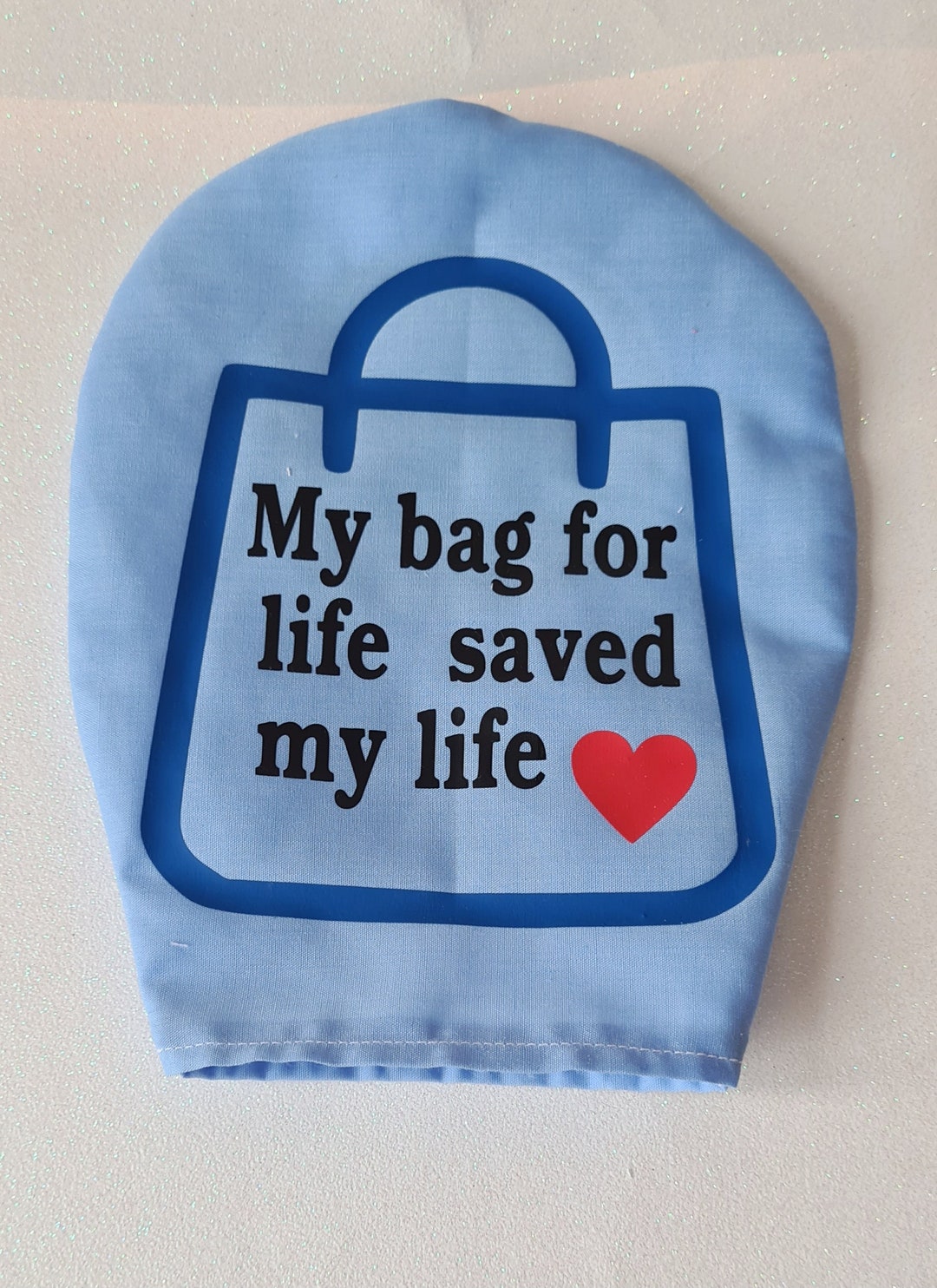 Bag for Life Decal OPEN Bottom Stoma Bag Pouch Cover for Ostomy ...