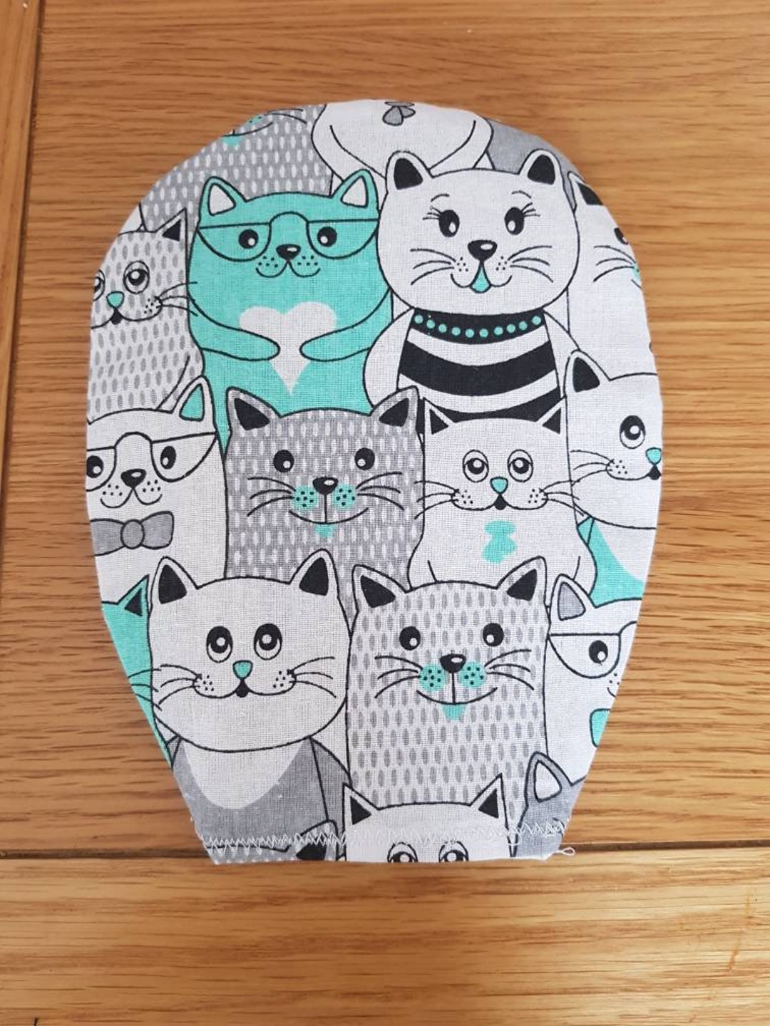 Green Cats - Cotton Stoma Bag Pouch Cover for Ostomy Ileostomy ...