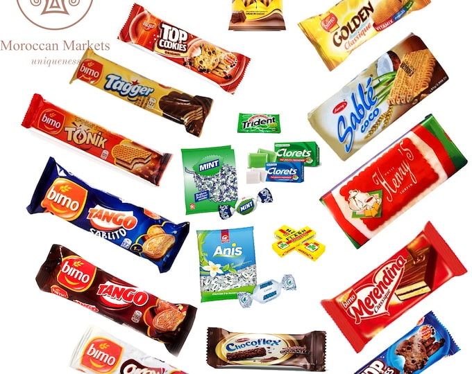 Best Moroccan Snacks Box: Bimo Tagger Golden Sablé Excelo - Etsy