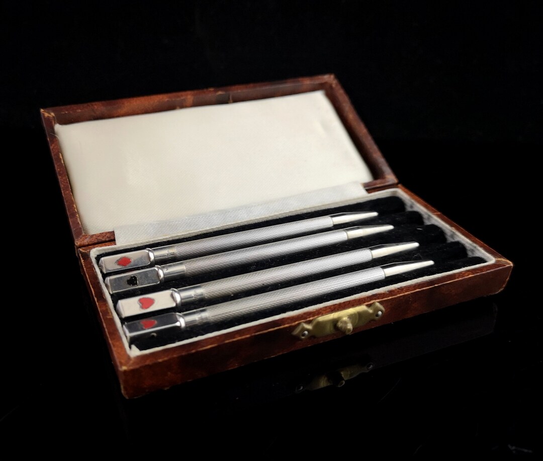 Vintage Sterling Silver Bridge Pencils Card Games - Etsy