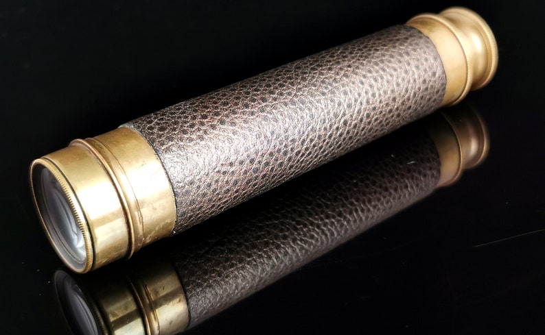 Antique Edwardian Era Telescope, Three Draw - Etsy