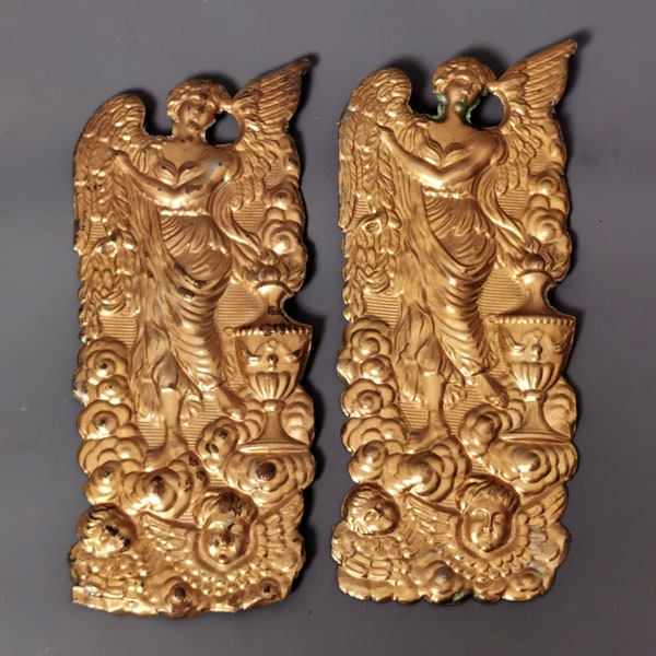 Antique Coffin Plaque - Etsy