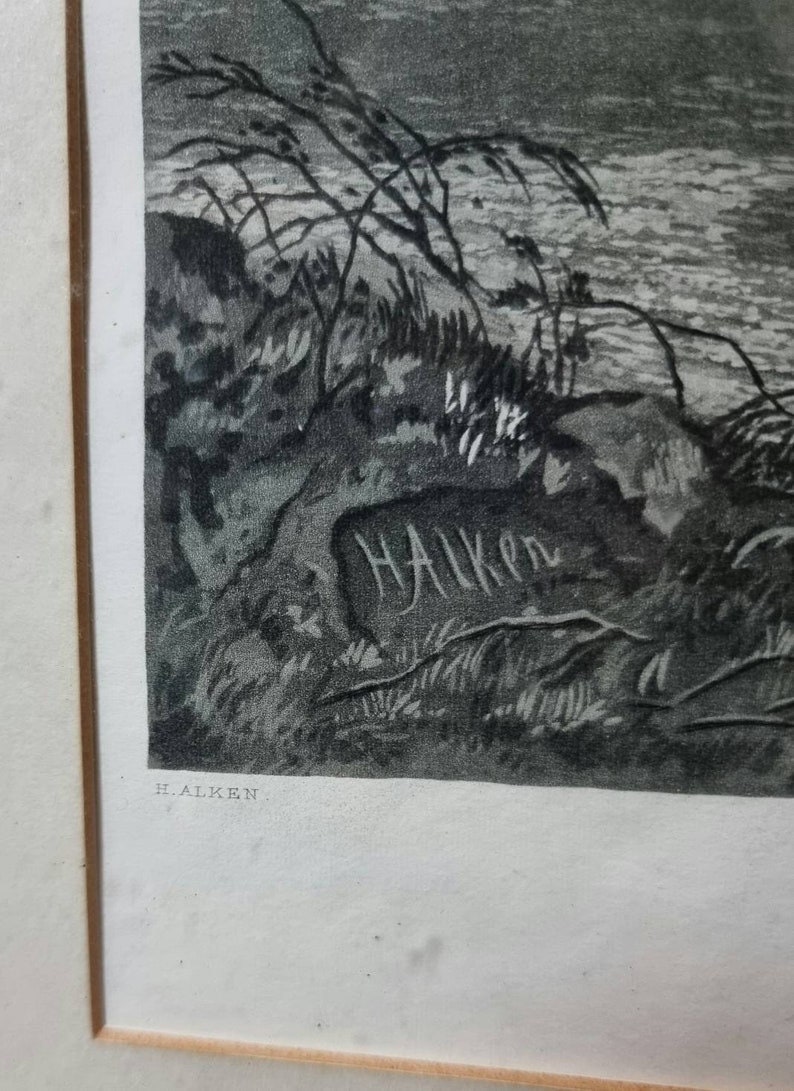 Antique Equestrian print, Hester after Alken, Victorian art