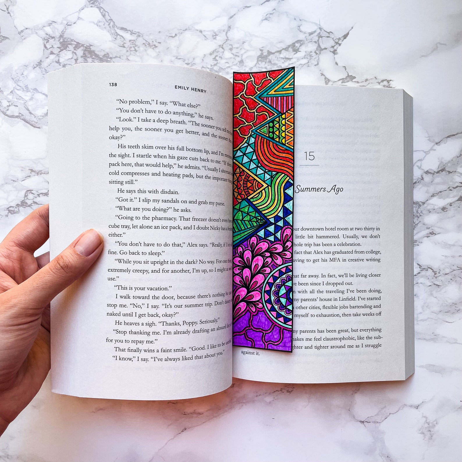 Printable Zen Doodle Bookmarks | Printable Coloring Sheet | Adult ...