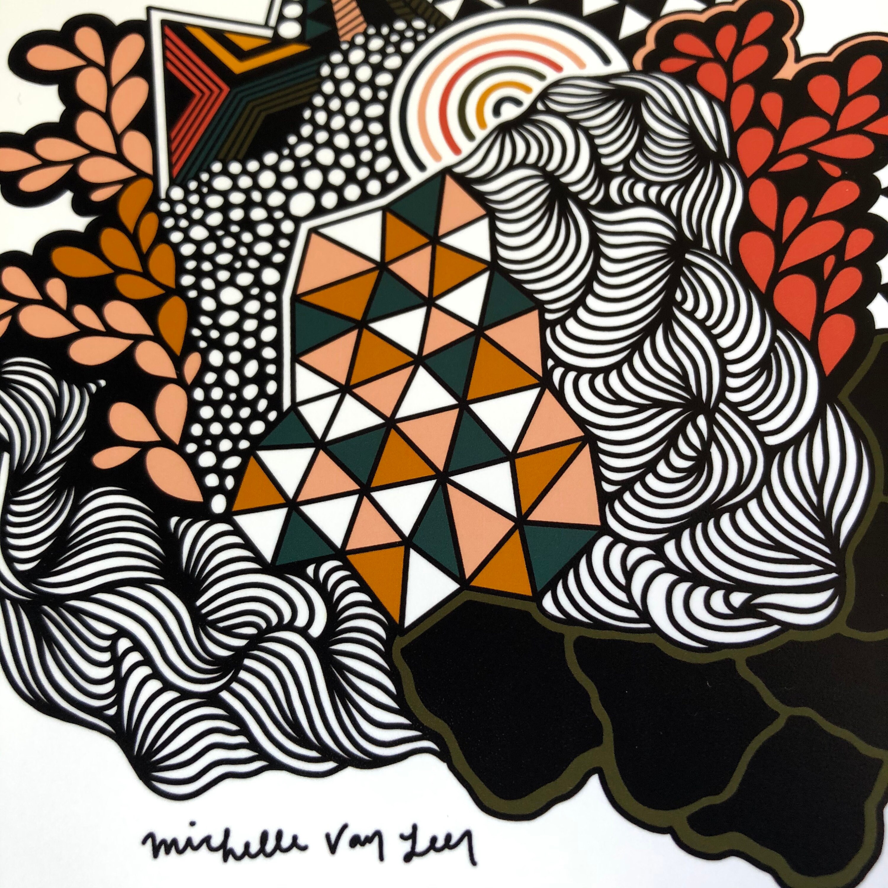 Modern abstract physical art print | Etsy