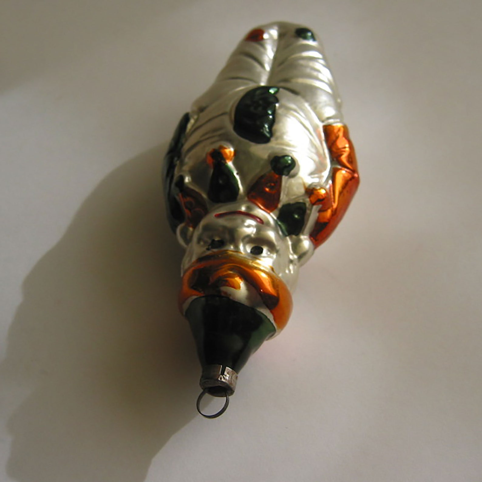 Vintage Antique Christmas Tree Decoration Beautiful Rare Glass Ornament ...