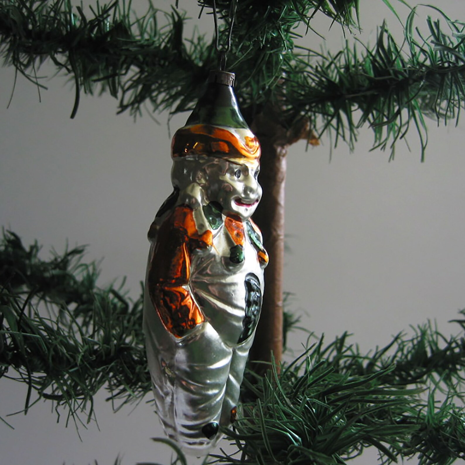 Vintage Antique Christmas Tree Decoration Beautiful Rare Glass Ornament ...