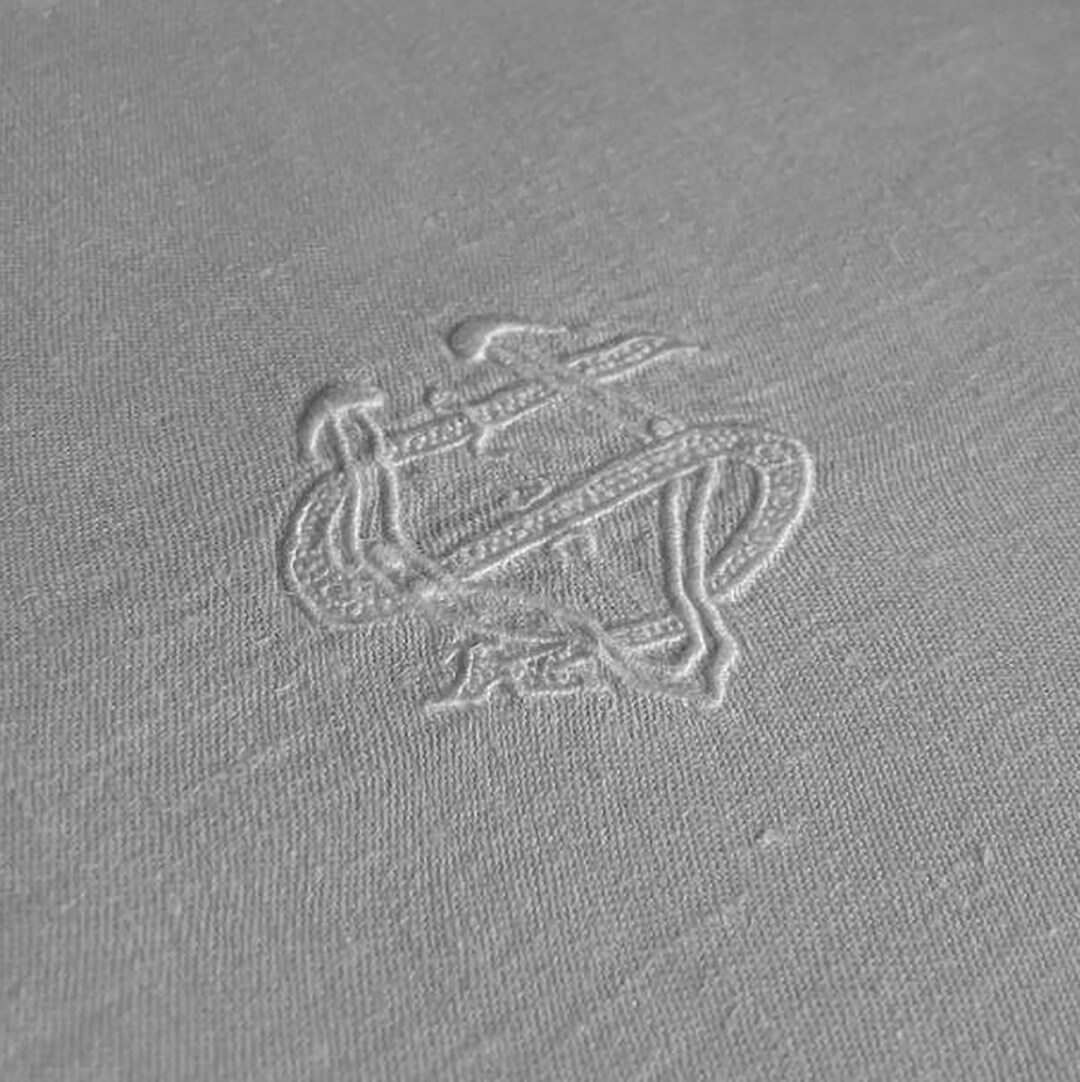 Vintage Antique Art Nouveau Linen Napkin Relief Monogram VS/SV Large ...