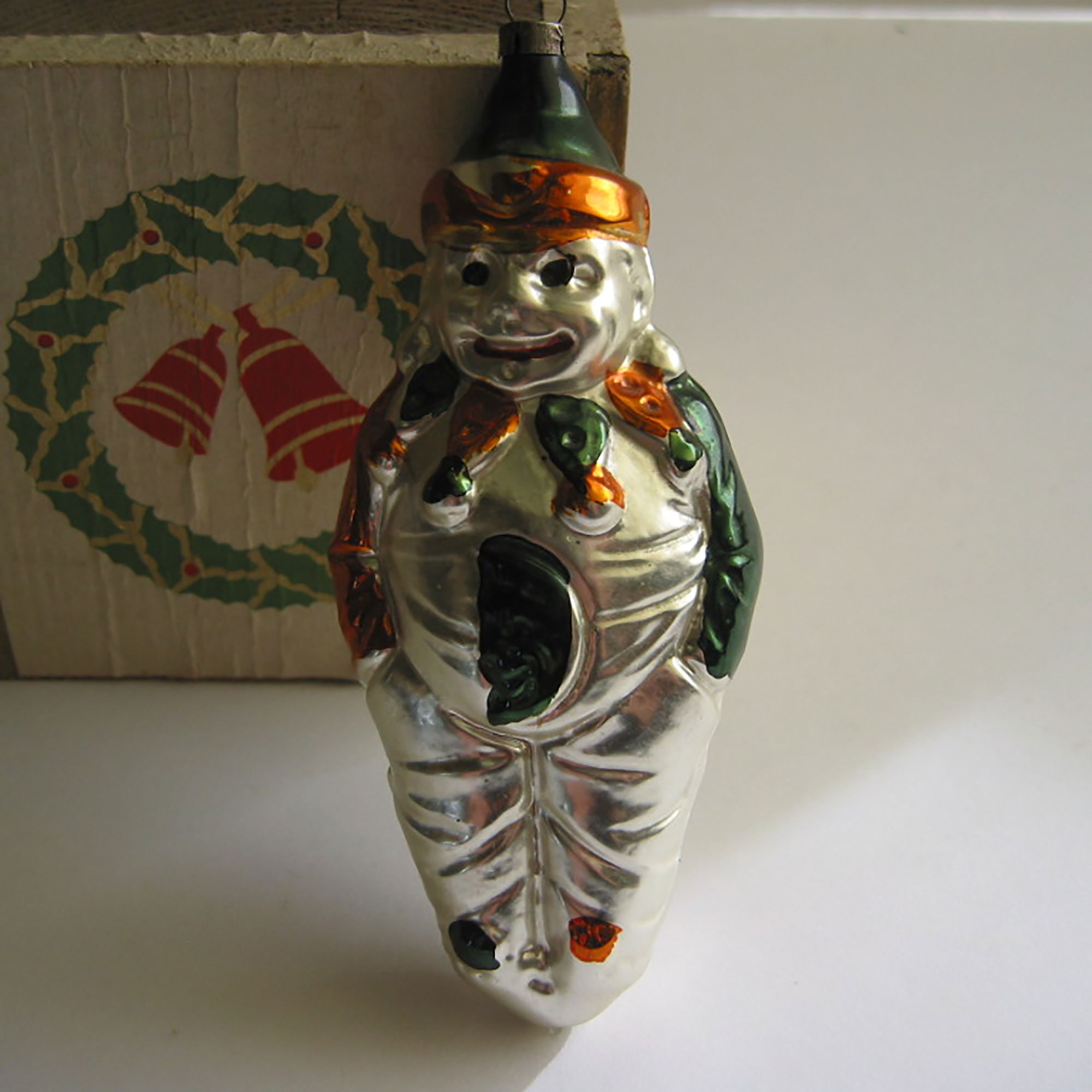 Vintage Antique Christmas Tree Decoration Beautiful Rare Glass Ornament ...