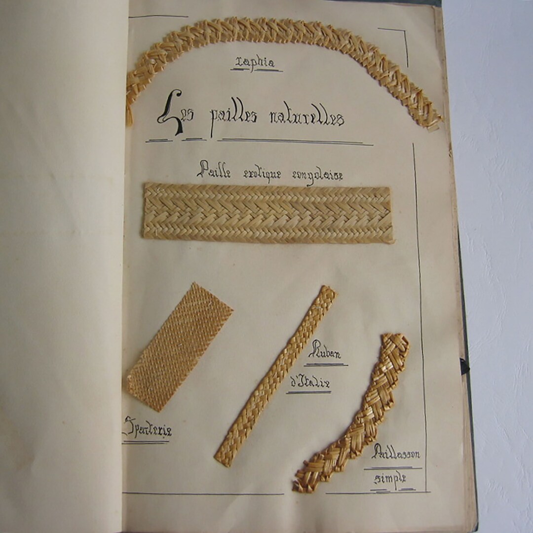 Vintage Antique Embroidery Sample Book Sample Book School Work by André ...