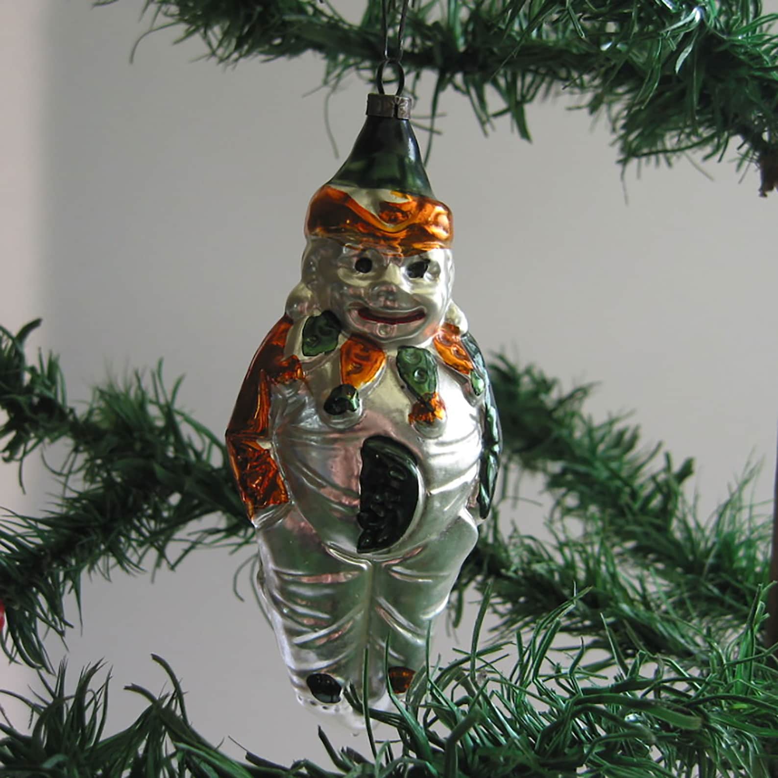 Vintage Antique Christmas Tree Decoration Beautiful Rare Glass Ornament ...