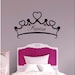 Tiara: Personalized Name Giant Transfer Decal - Etsy