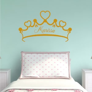 Tiara: Personalized Name Giant Transfer Decal - Etsy