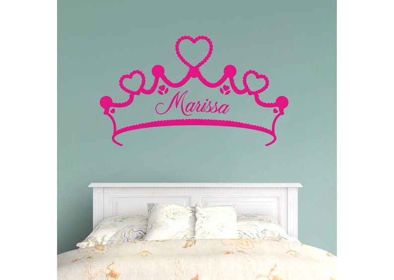 Tiara: Personalized Name Giant Transfer Decal | Etsy
