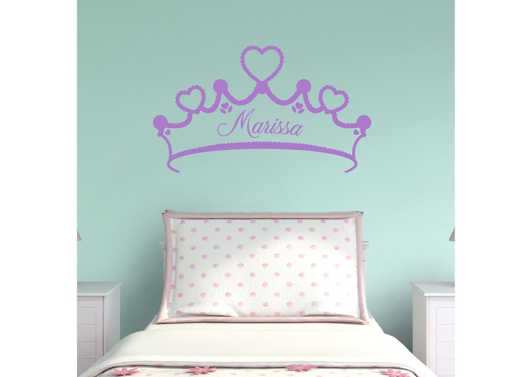 Tiara: Personalized Name Giant Transfer Decal - Etsy
