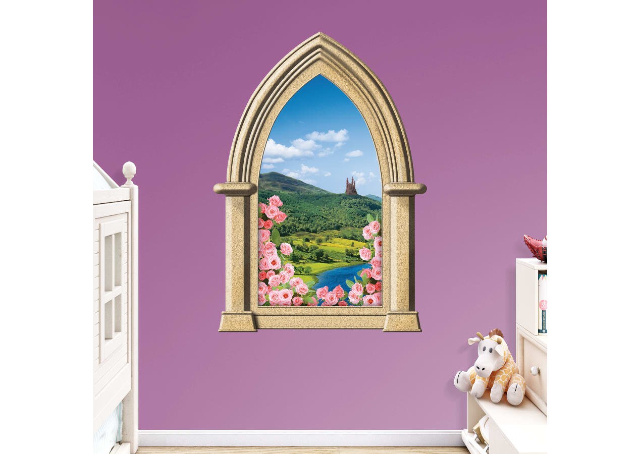 Instant Window: Fairy Tale Castle Giant Removable Wall | Etsy