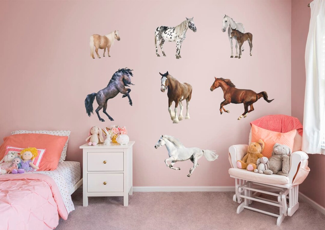 Fathead Horse Collection Wall Decals Large Removable, Re-positional ...