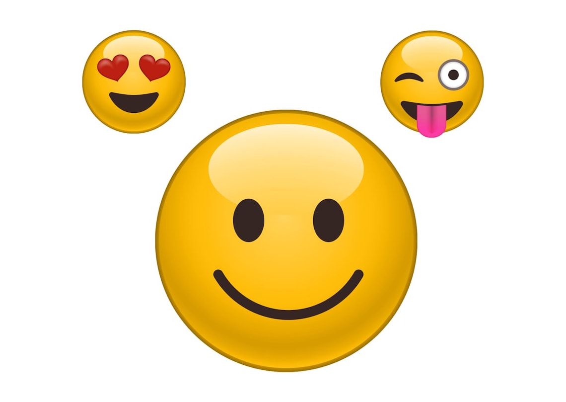 Smiley Fathead Faces Emoji Wall Decal Large Removable | Etsy