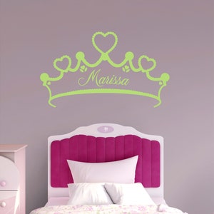 Tiara: Personalized Name Giant Transfer Decal - Etsy