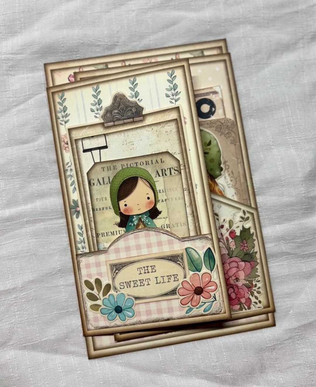 Cottage Girls Folio Junk Journal Insert Ephemera Folio - Etsy