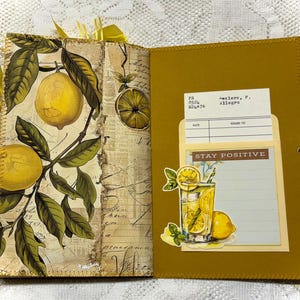 Yellow Journal - Softcover Junk Journal - Handmade Diary - Etsy