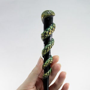Snake Magic Wand, Magic Wand, Wizard Wand, Poison, Snake, Wand - Etsy