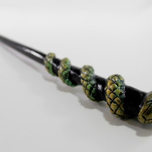 Snake Magic Wand, Magic Wand, Wizard Wand, Poison, Snake, Wand - Etsy